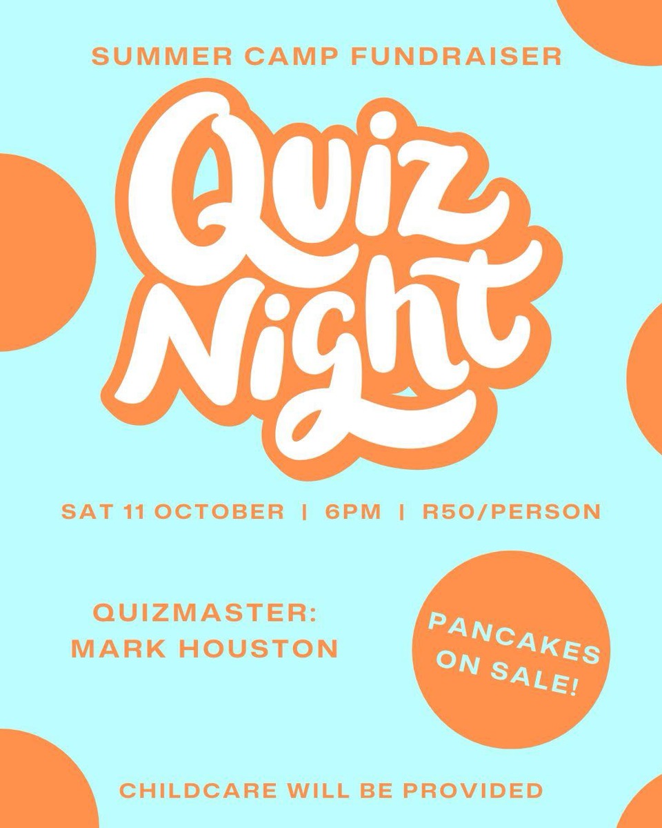 Quiz Night - HBC Fundrasier - HiltonVillage.co.za